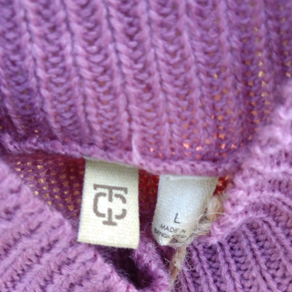 True Craft | Sweaters | True Craft Mauvepink Turtleneck Sweater | Poshmark